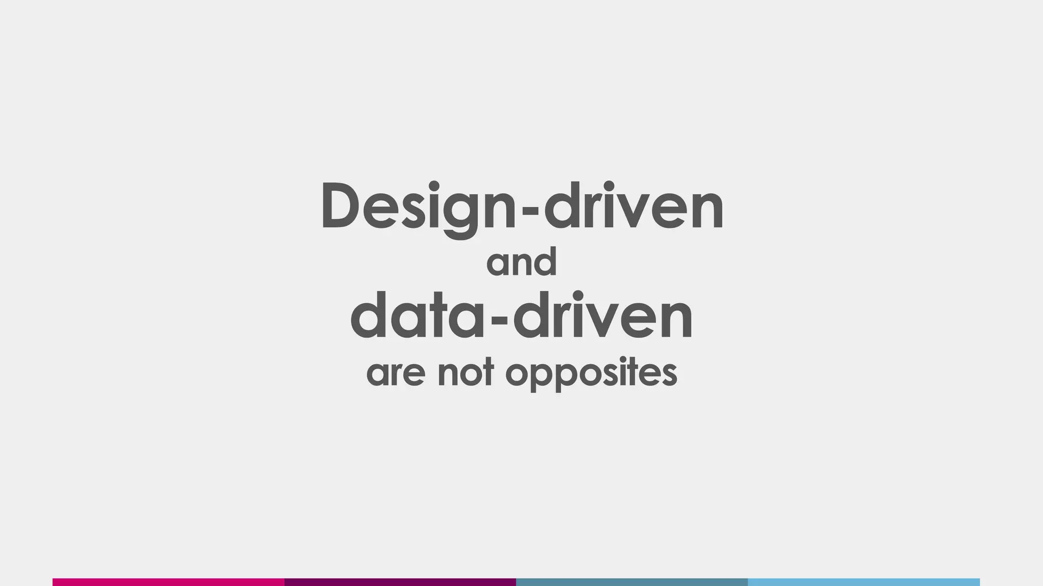 Design-driven vs. Data-driven | PPT