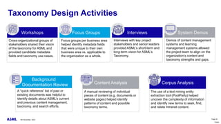 ASML's Taxonomy Adventure by Daniel Canter | PPTX