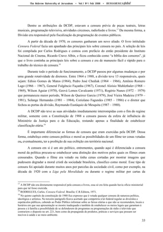 As múltiplas formas de censura no cinema brasileiro 1970 – 1980 | PDF