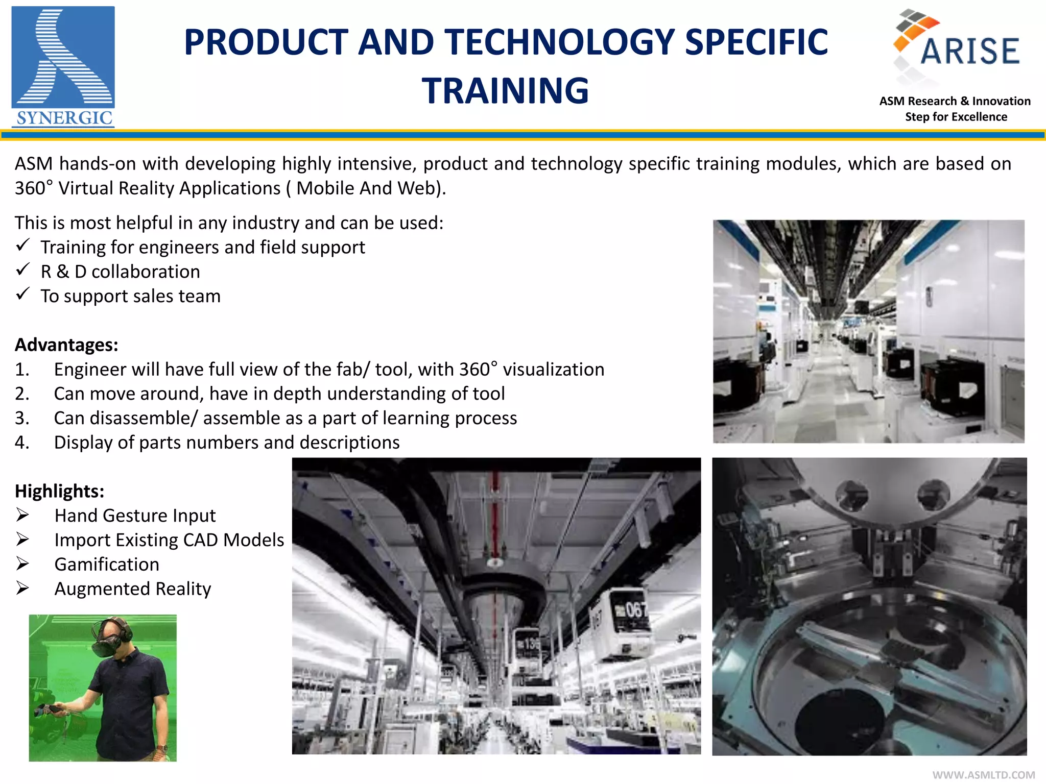 ASM Overview Engineering Semicon West - 2017 | PDF