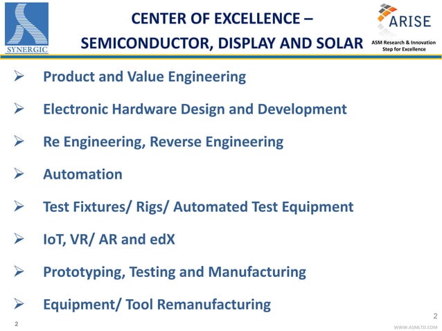 ASM Overview Engineering Semicon West - 2017 | PDF | Computing ...