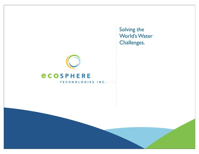 Ecosphere Technologies Annual Shareholder Meeting Presentation | PDF | Business Accounting ...