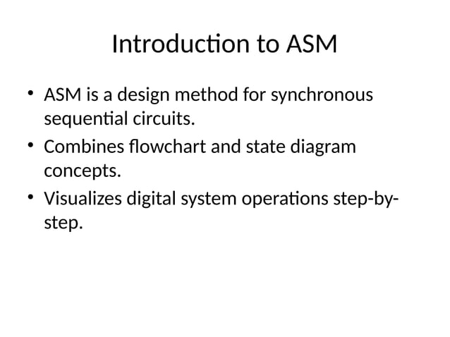 ASM_Presentation.pptx_algorithmicstatemachine | PPTX