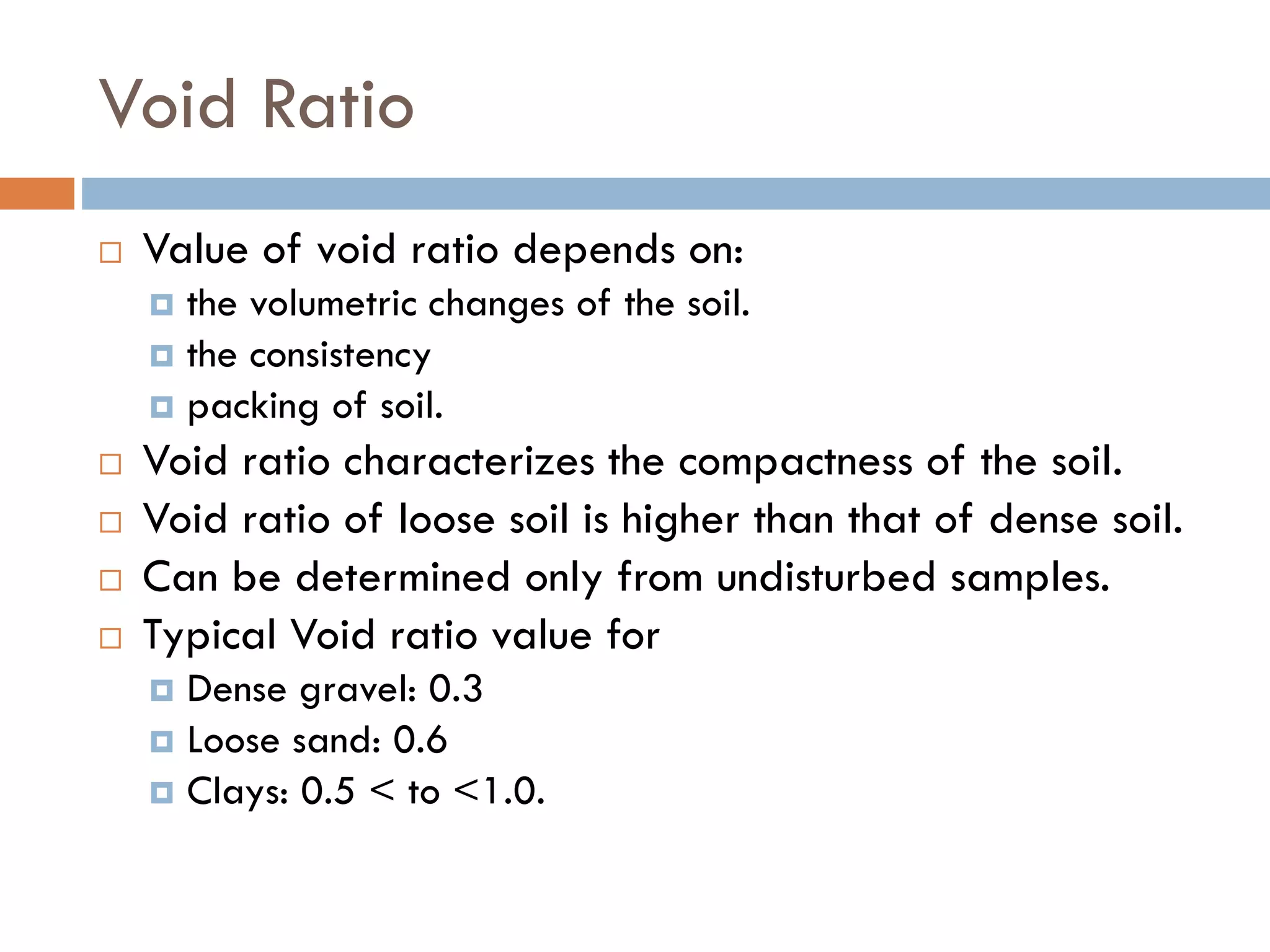Void Ratio Correlations | PDF