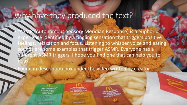 Asmr mcdonalds | PPTX