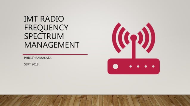 Advanced Spectrum management Final Project | PPTX | World/International ...