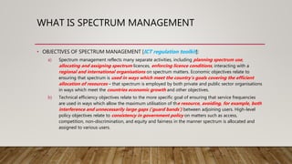 Advanced Spectrum management Final Project | PPTX