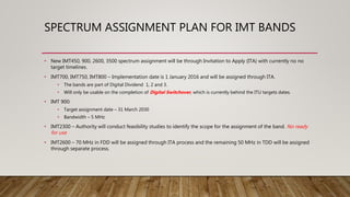 Advanced Spectrum management Final Project | PPTX