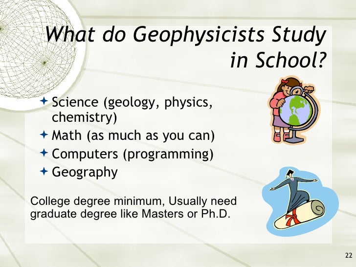 2009 ASMSA Career Day Presentation: My Life as a Geophysicist