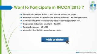 ASM's INCON 2015 | PPT