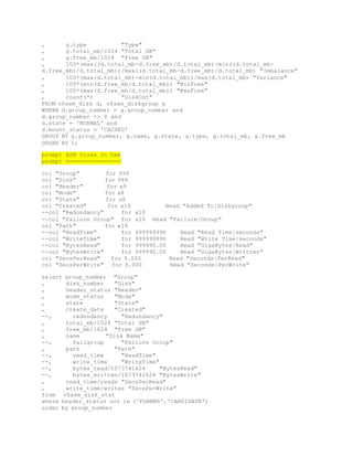 Asm troubleshooting and asm scripts | DOCX
