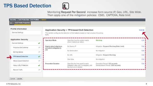 F5 ASM v12 DDoS best practices | PDF | Web Development | Internet