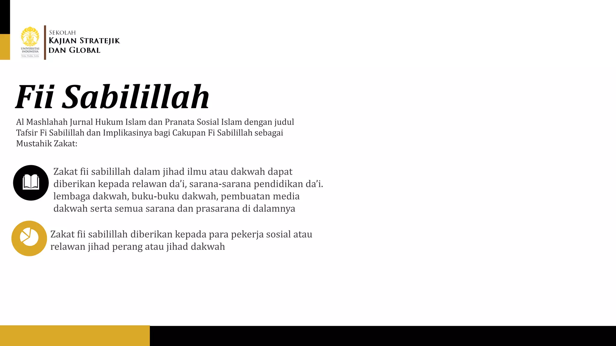 Asnaf zakat dan Interpretasi Makna Fii Sabilillah | PDF