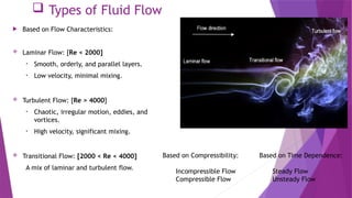 Dynamics of fluidca Introduction to Fluid Flow .pptx