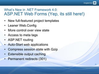 A Sneak Peek At Visual Studio 2010 And .Net Framework 4.0 | PPT