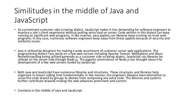 A Sneak Peek Into The Similarities And Differences Between Java And J