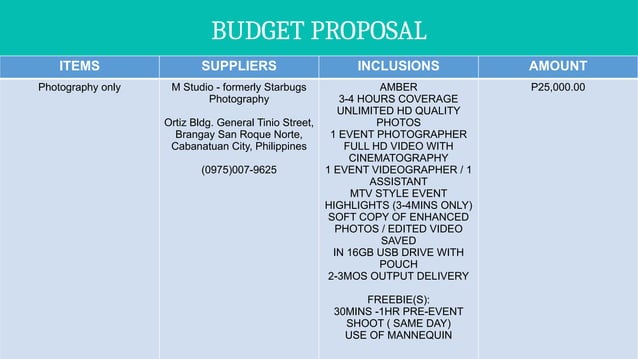 Debut in Event Management Powerpoint (ash) | PPTX