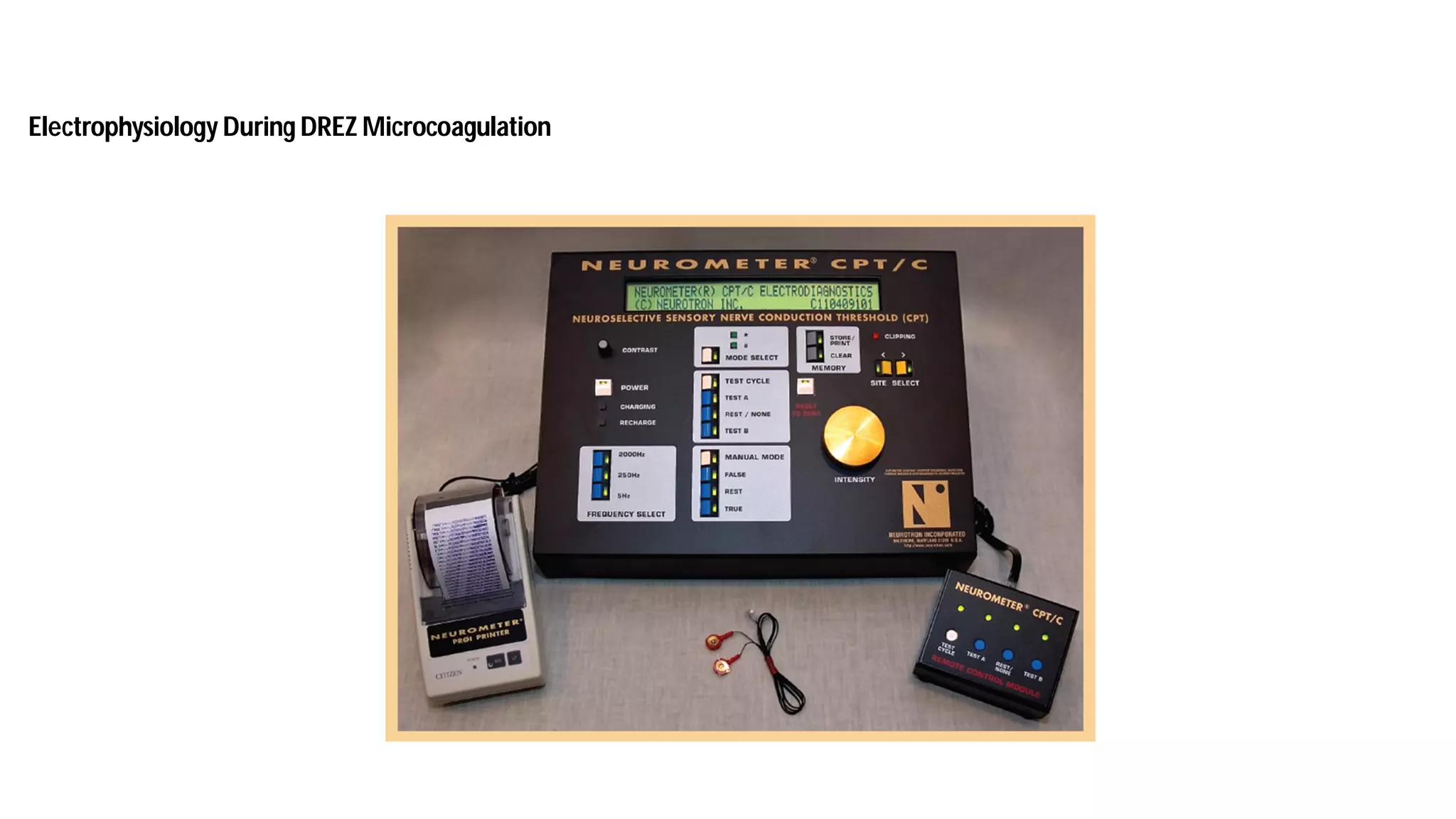 The Role of Electrophysiology During Dorsal Root Entry Zone ...