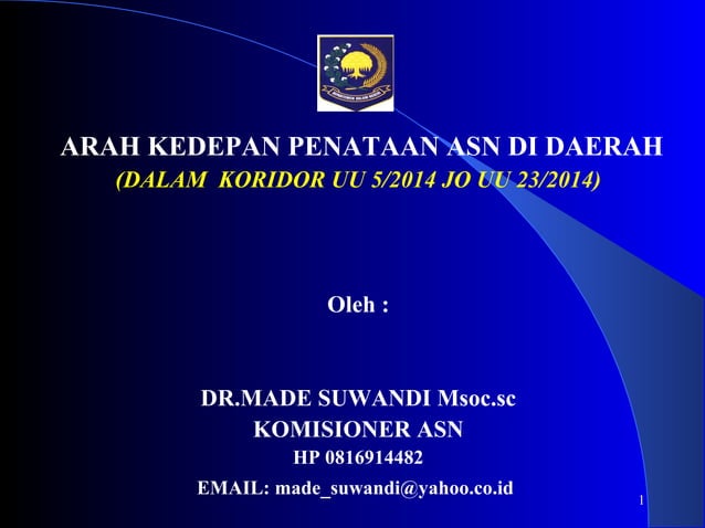 ASN Presentasi | PPT