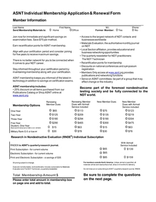 Asnt l3 application | PDF
