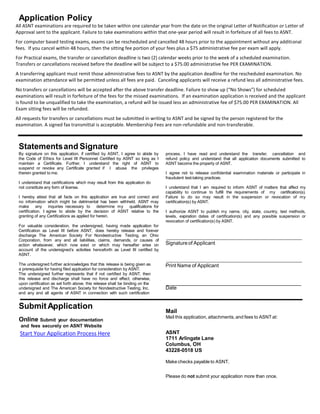 Asnt l3 application | PDF