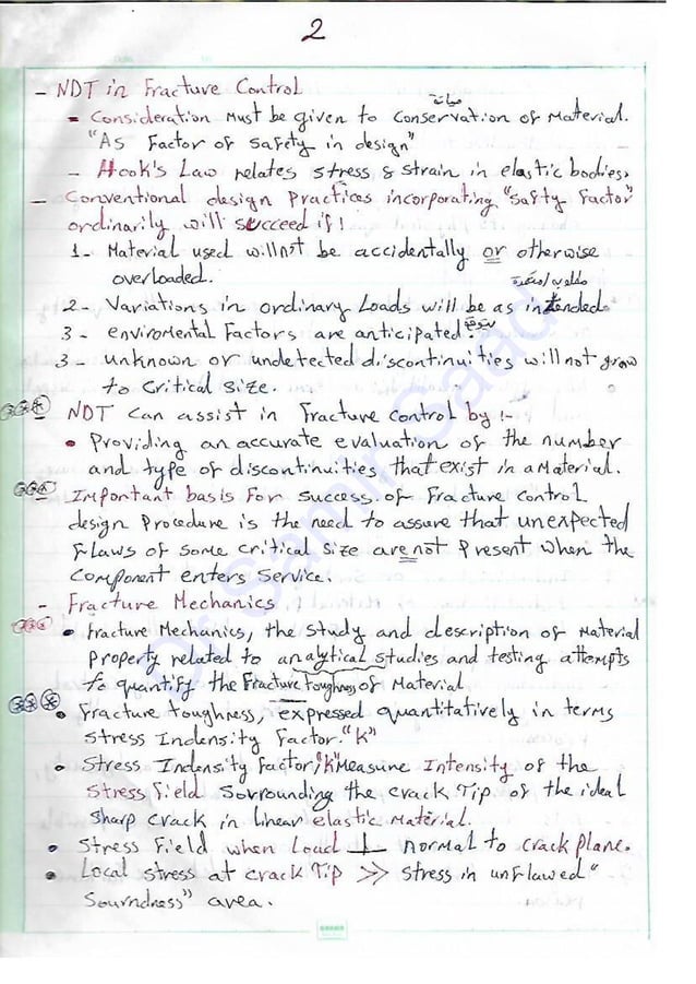 ASNT Basic Level III Notes Part I- Dr. Samir Saad (Handwriting) | PDF