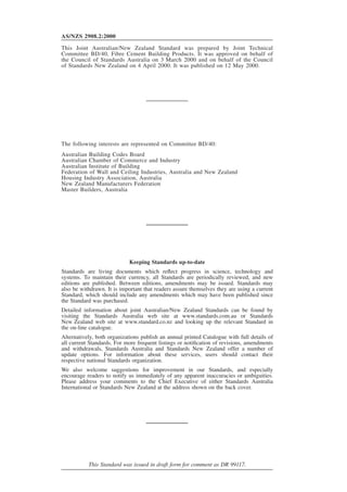 As nzs 2908.2 2000 iso 8336 1993 | PDF