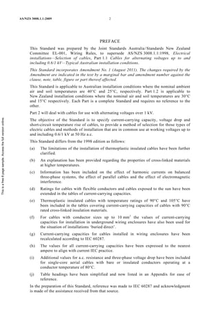 As nzs 3008.1.1 2009 electrical installations - selection of cables ...