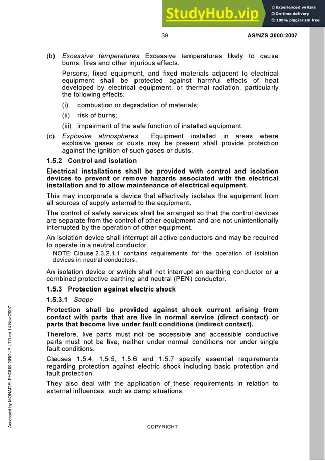 AS NZS AS NZS 3000 2007 Wiring Rules | PDF