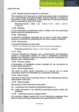 AS NZS AS NZS 3000 2007 Wiring Rules | PPT