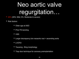 ASO: ARTERIAL SWITCH OPERATION | PPTX