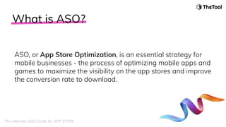 App Store Optimization (ASO) - 2020 Ultimate Guide for Apple App Store (iOS 13) | PPT