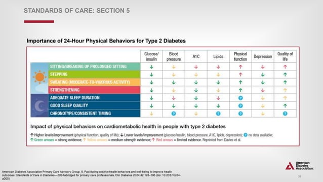 Summary of Revisions: Standards of Care in Diabetes—2024 | PPTX