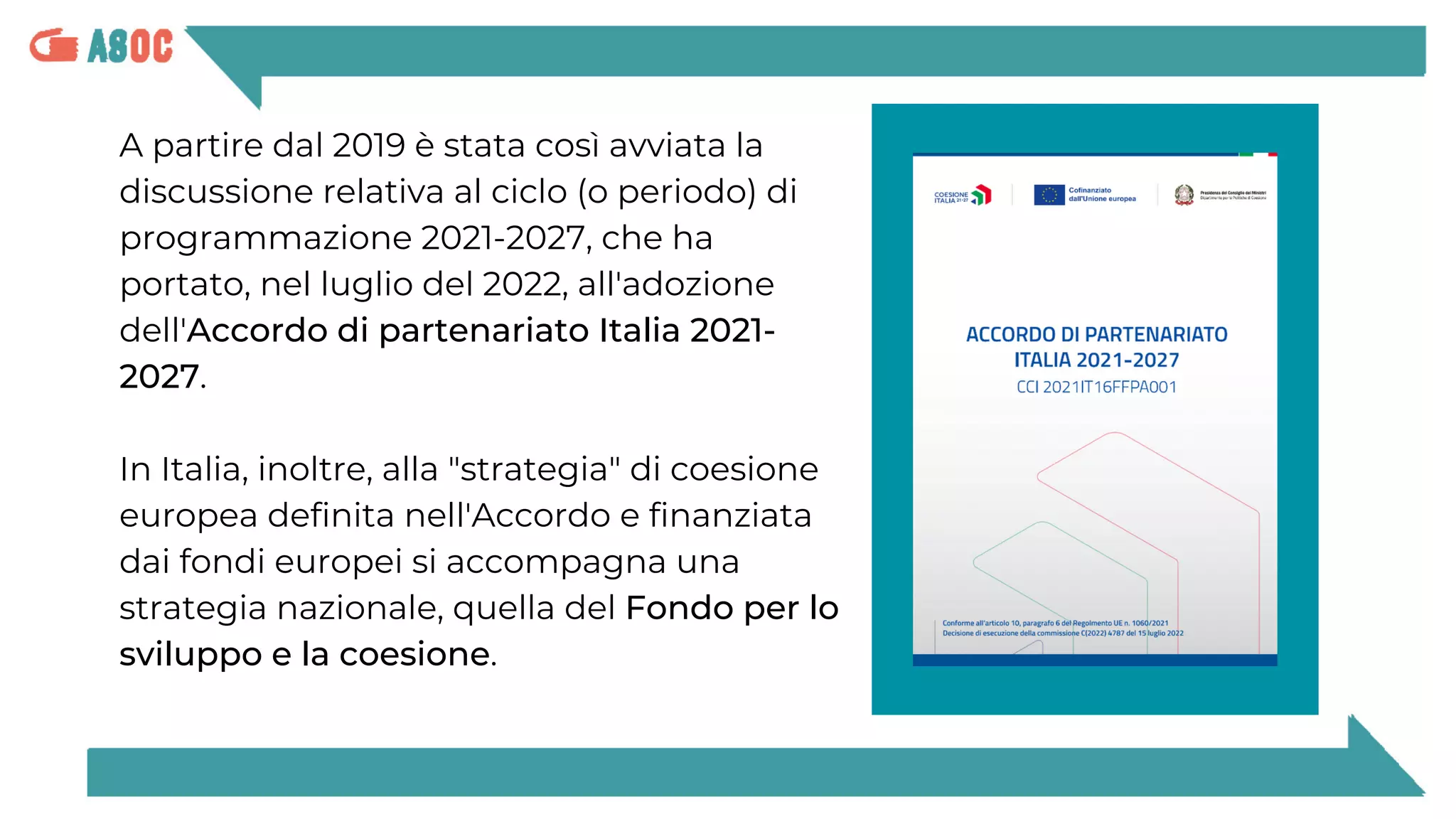 ASOC2223 La_programmazione 2021-2027 | PDF