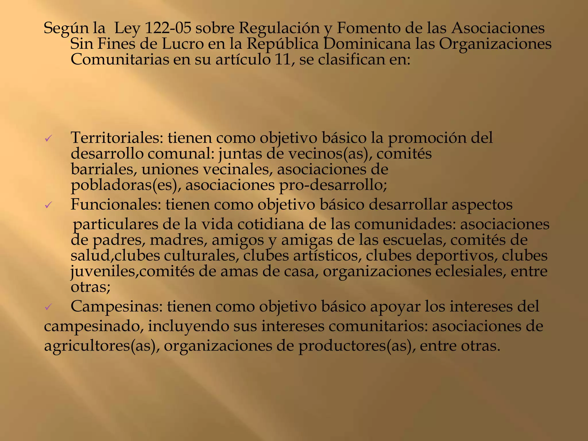 Asociatividad y grupos comunitarios | PPT