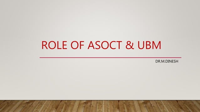 Anterior segment OCT & UBM | PPTX | Eye and Vision Conditions ...