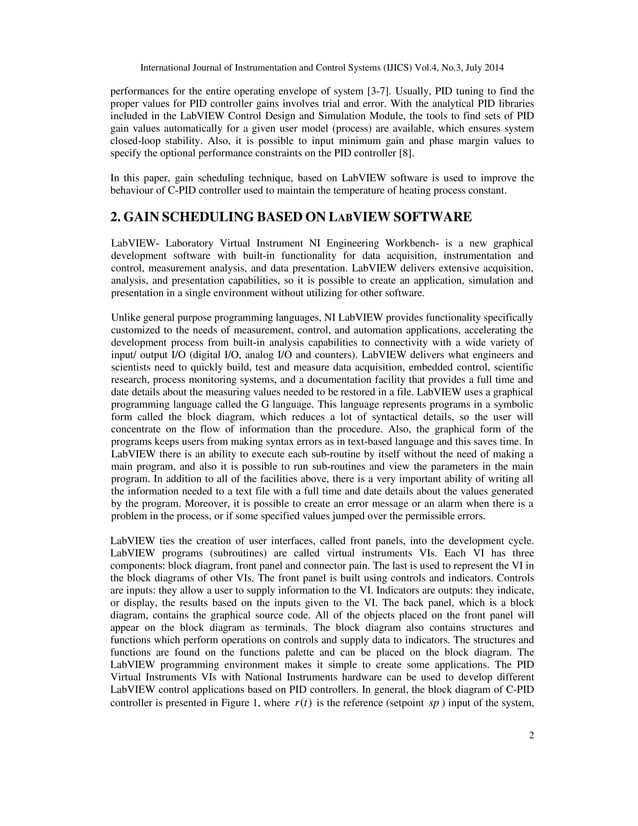 A software based gain scheduling of pid controller | PDF