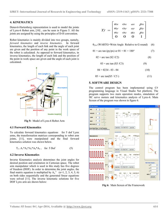 A software framework for dynamic modeling of dc motors at robot joints | PDF | Robotics ...