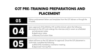 A&S OJT Policy, Procedure, and Guidelines for Students_Presentation ...