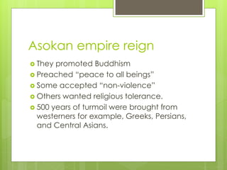 Asokan empire reign | PPTX