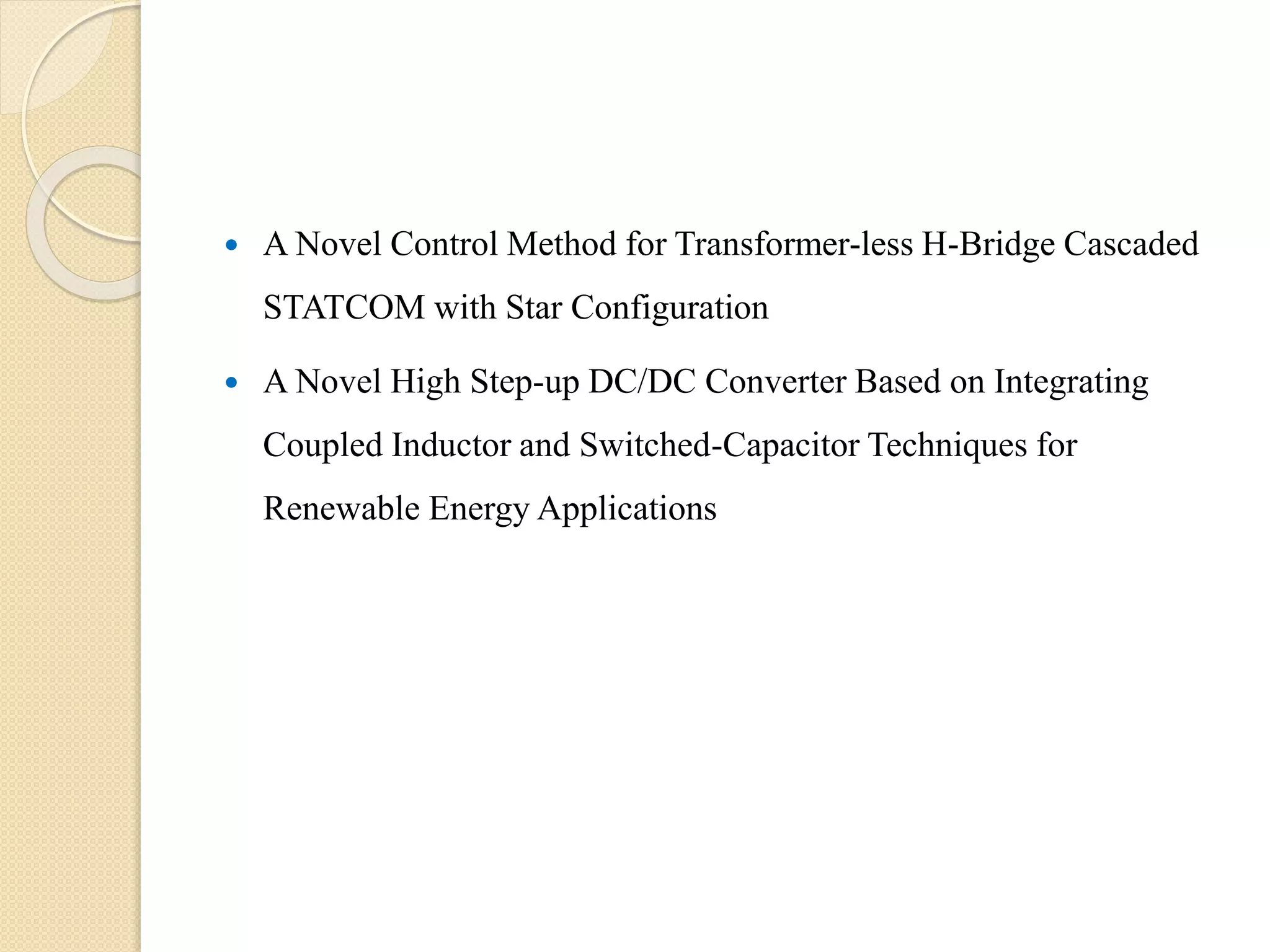 IEEE electrical projects using Matlab/Simulink software | PPT