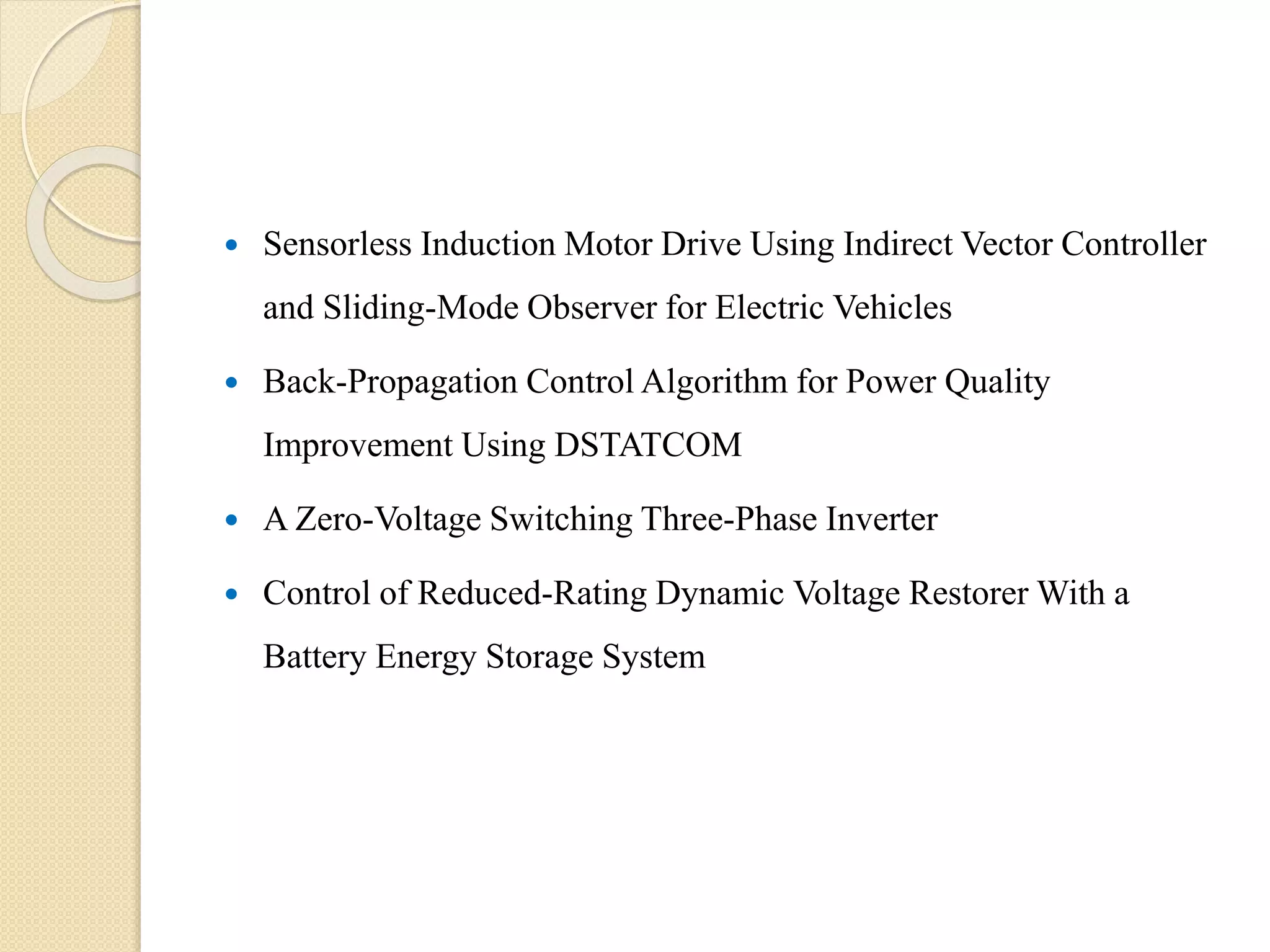 IEEE electrical projects using Matlab/Simulink software | PPT