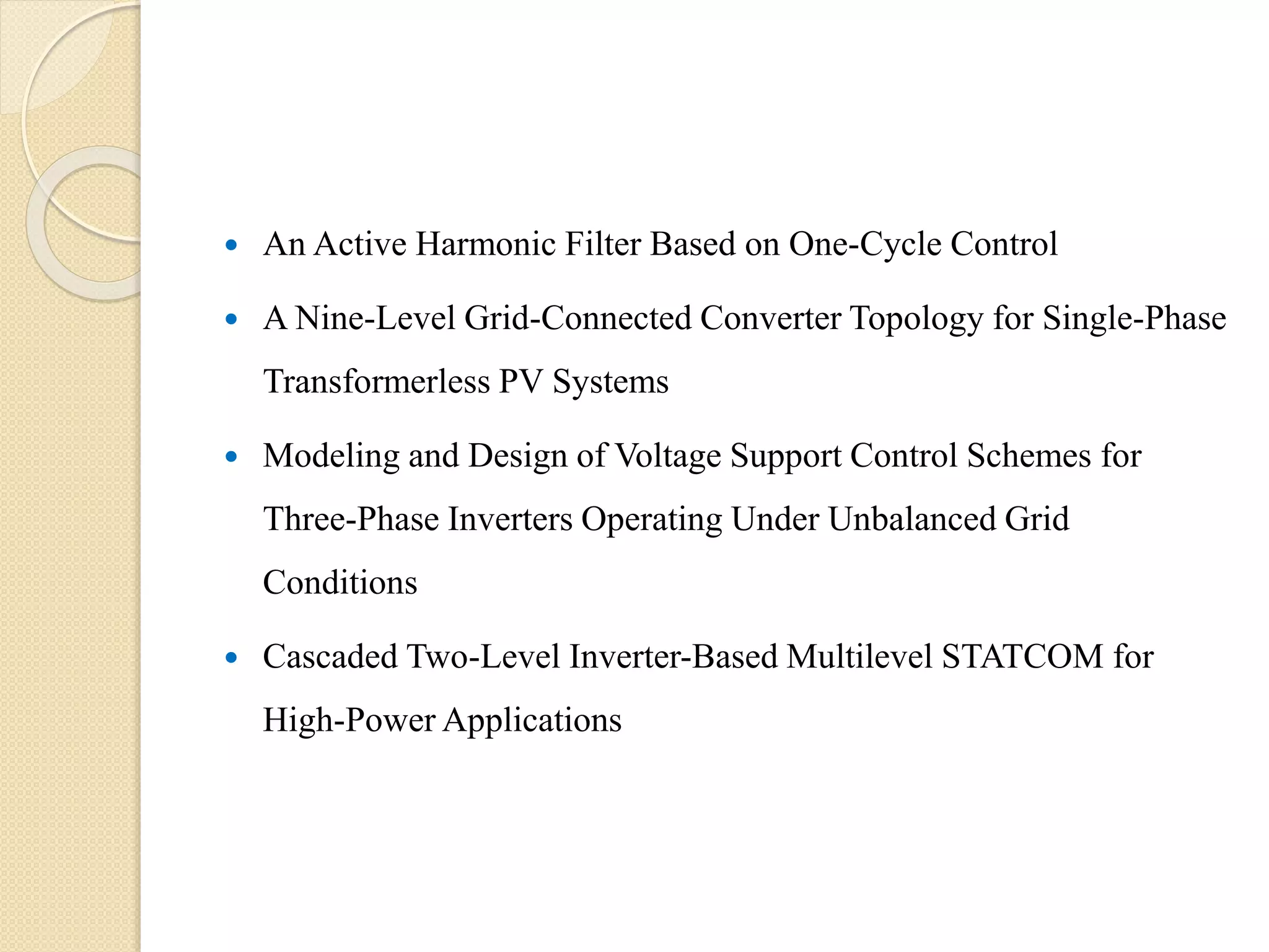 IEEE electrical projects using Matlab/Simulink software | PPT