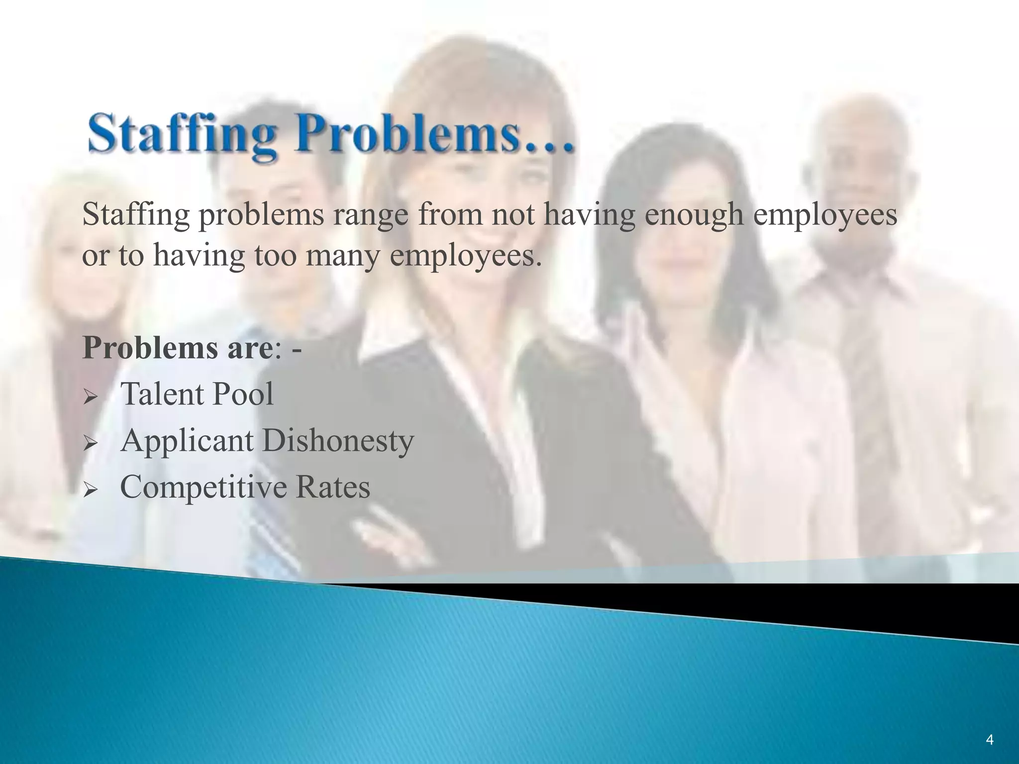 Staffing Problems | PPT