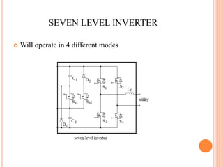 A solar power generation system with a seven level inverter | PPTX | Consumer Electronics ...