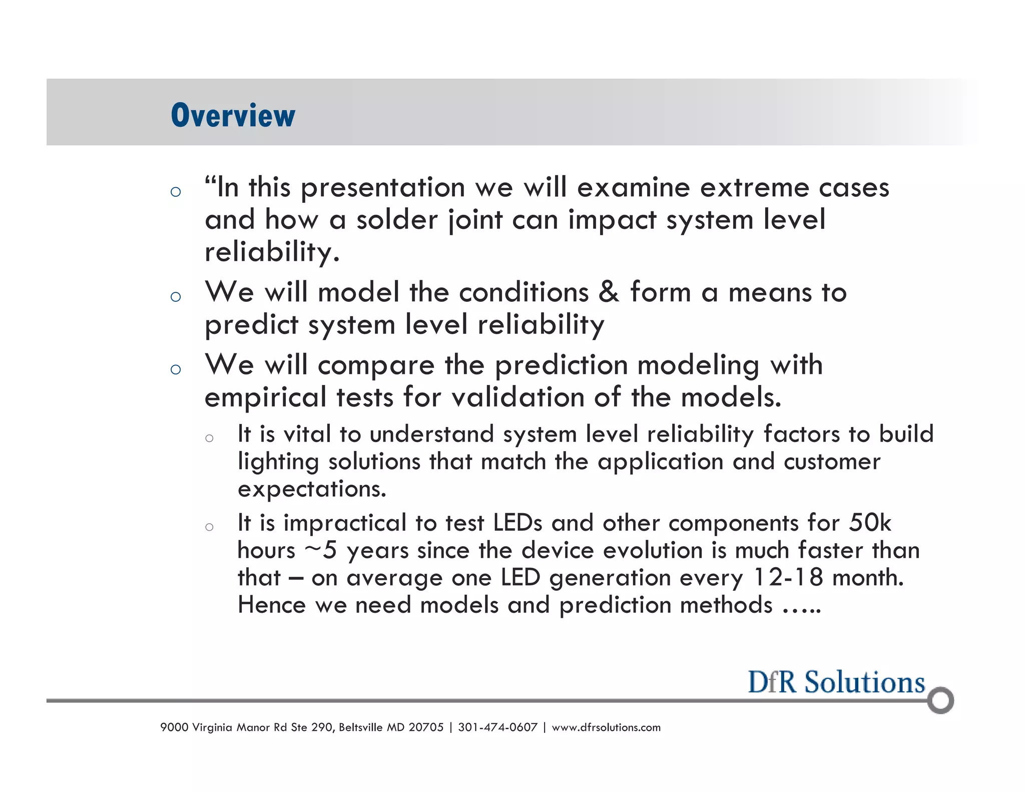 A solder joint reliability model for the philips lumileds luxeon rebel led carrier using physics ...