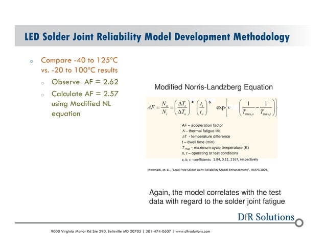 A solder joint reliability model for the philips lumileds luxeon rebel ...