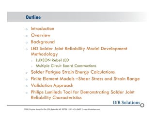 A solder joint reliability model for the philips lumileds luxeon rebel ...