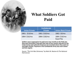 A soldier’s life | PPTX