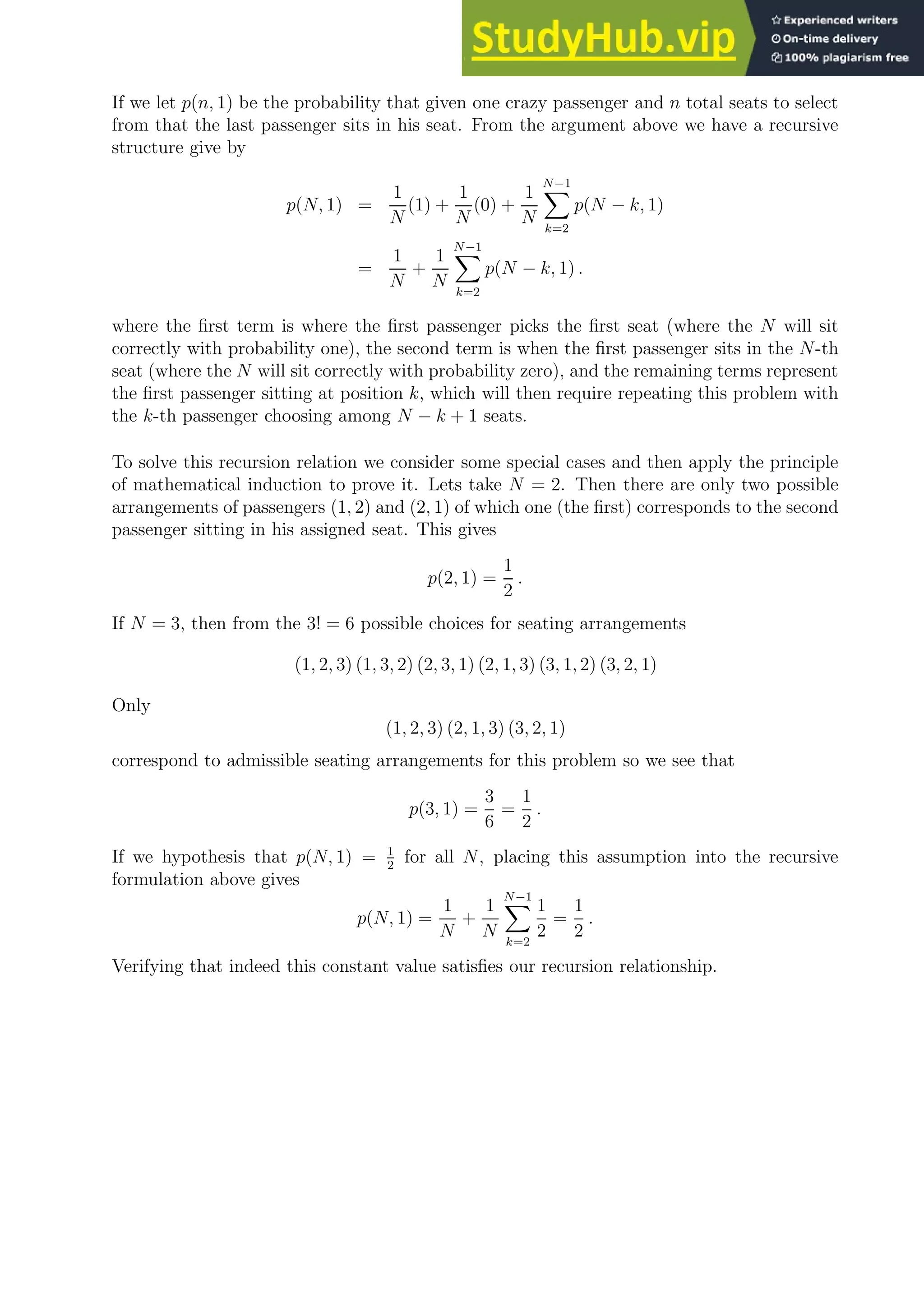 A Solution Manual For A First Course In Probability | PDF